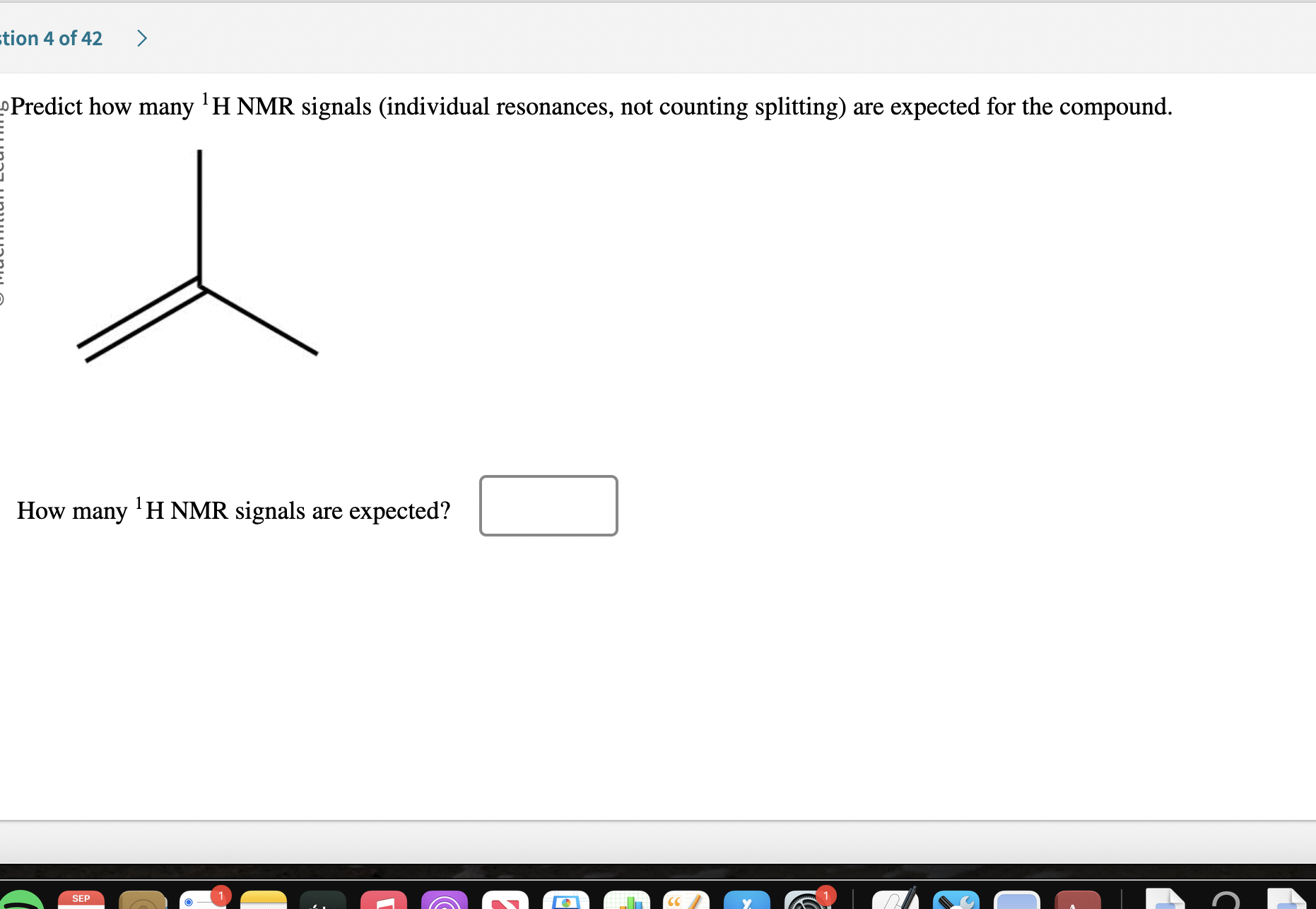 Solved OPredict how many ?1H ﻿NMR signals (individual | Chegg.com