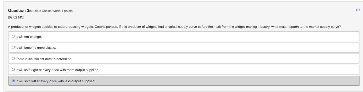Solved Use the graph to answer the question. Which of the | Chegg.com