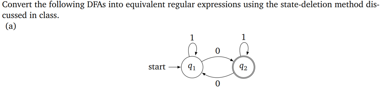 Solved Convert the following DFAs into equivalent regular | Chegg.com
