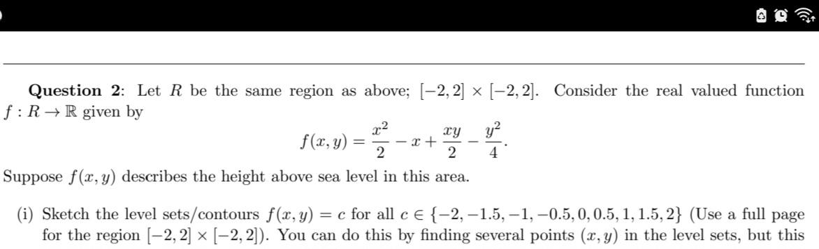 Solved Question 2: Let R be the same region as above; | Chegg.com