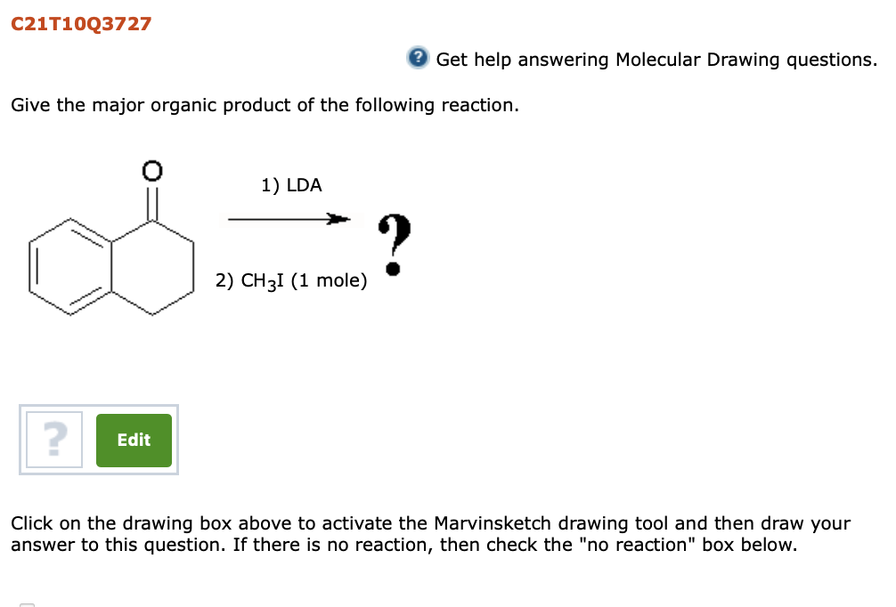 Solved C21T1000551 Get help answering Molecular Drawing | Chegg.com