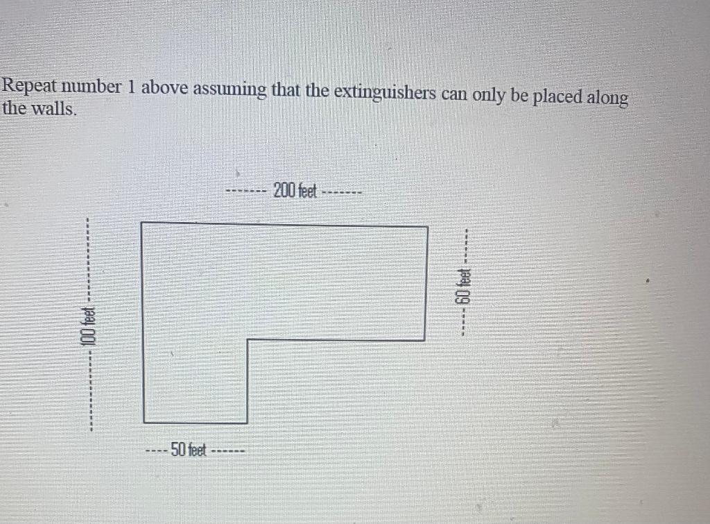 Solved Place extinguishers with a maximum travel distance of | Chegg.com