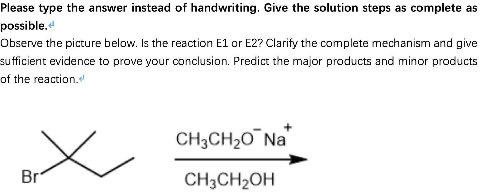Solved Please type the answer instead of handwriting. Give | Chegg.com