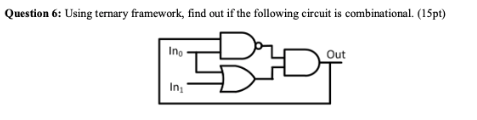 Solved Question 6: Using ternary framework, find out if the | Chegg.com