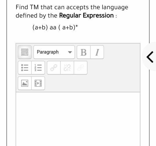 Solved Find TM that can accepts the language defined by the | Chegg.com