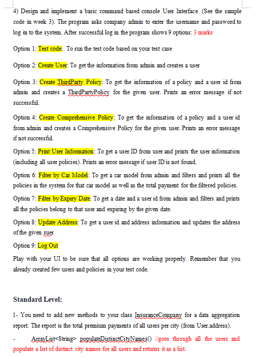 Due: Week 4 and 5 lab In Assignment I, you will | Chegg.com