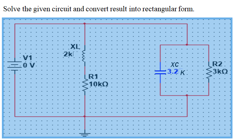 Solved Solve the given circuit and convert result into | Chegg.com