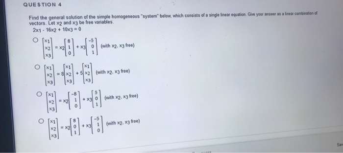 Solved QUESTION 4 Find the general solution of the simple | Chegg.com