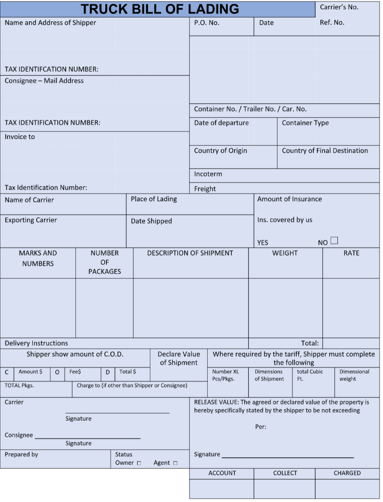 Solved 1. Fill out the attached Truck Waybill (TWB). The | Chegg.com