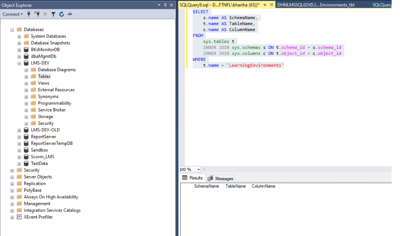 Solved SSMS 19.0These tables are used in the view but I am | Chegg.com
