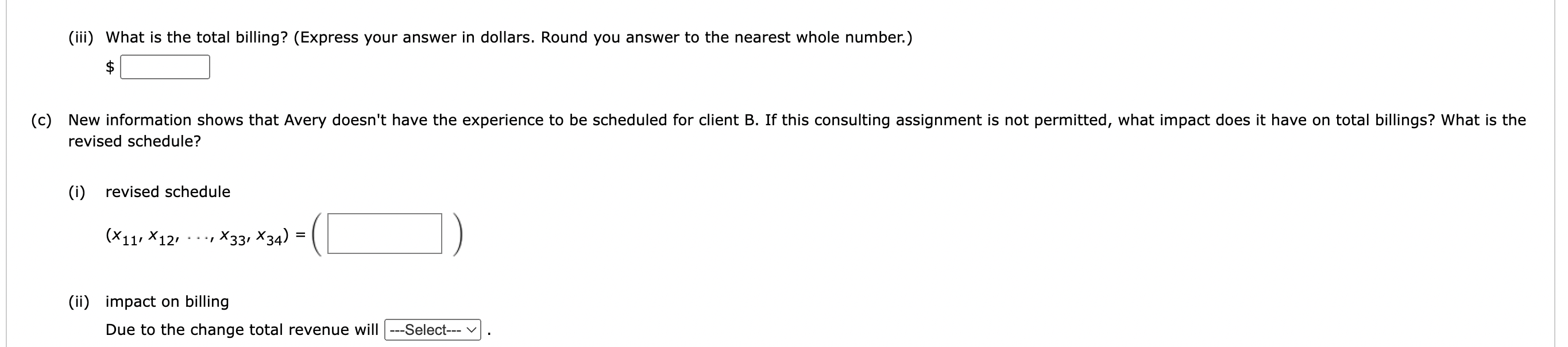 Solved Premier Consulting's two consultants, Avery and | Chegg.com