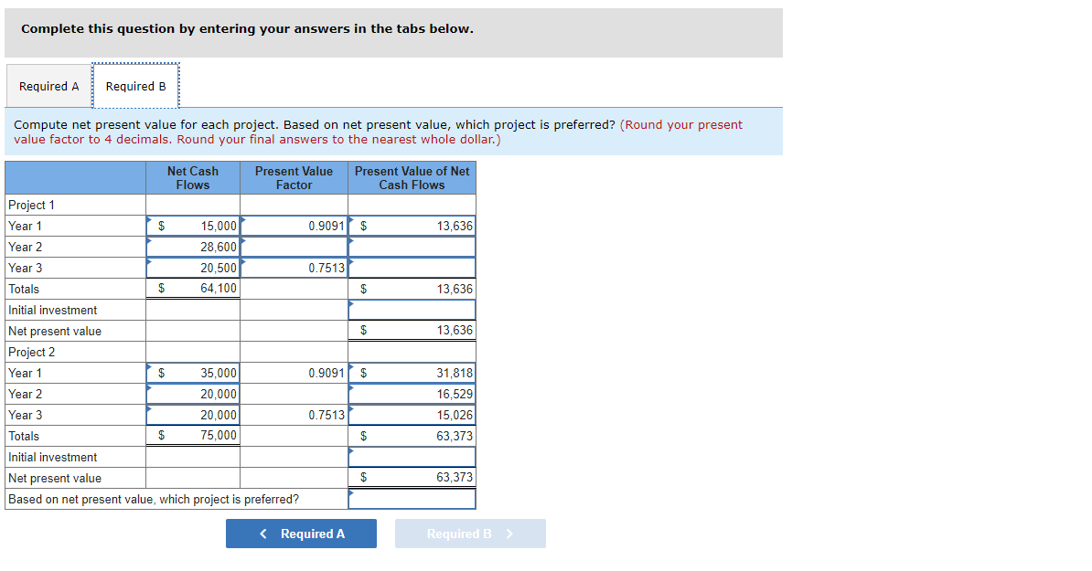 Solved Exercise 24-9 (Algo) Payback period; net present | Chegg.com