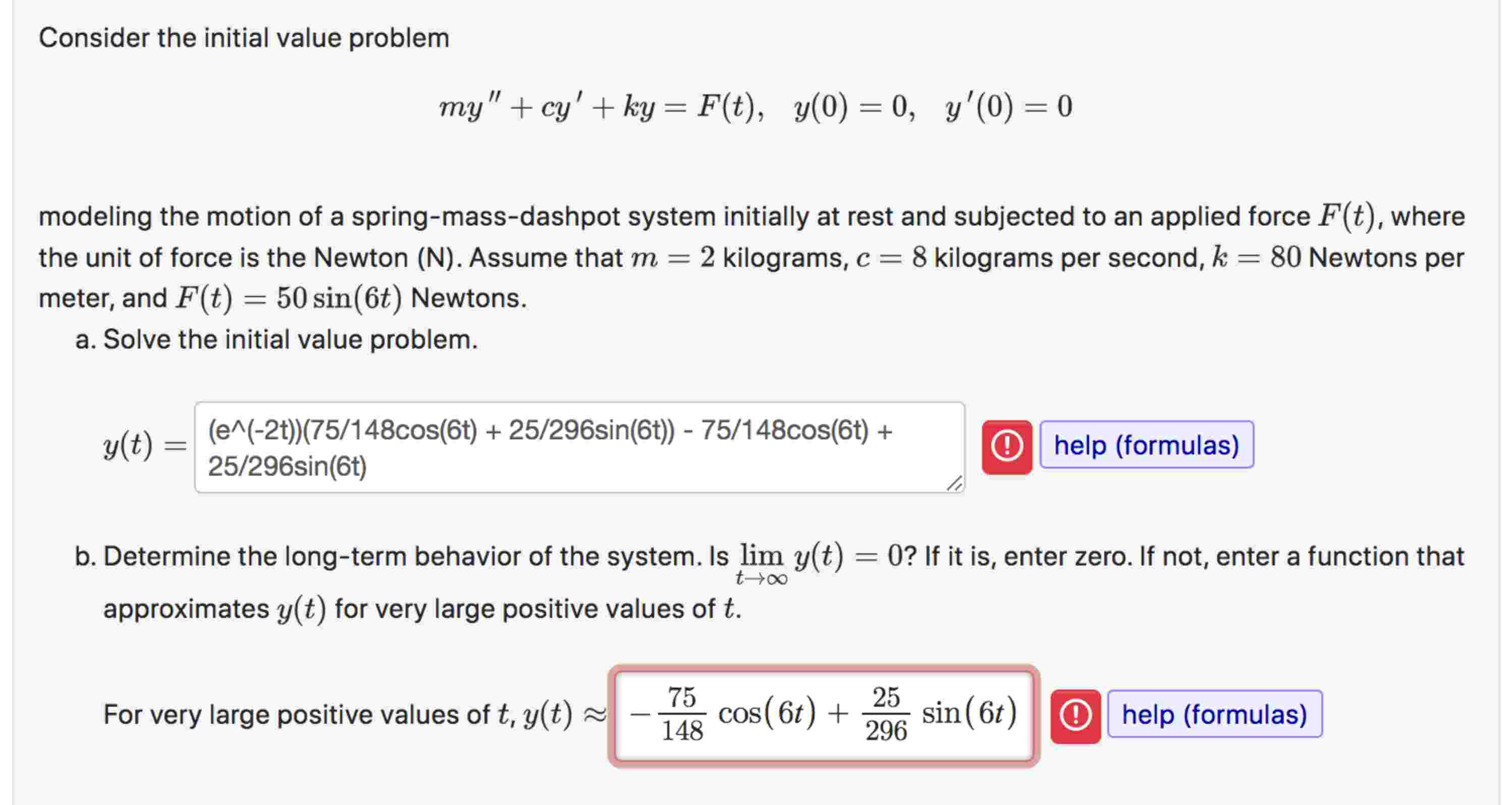Solved Consider the initial value | Chegg.com