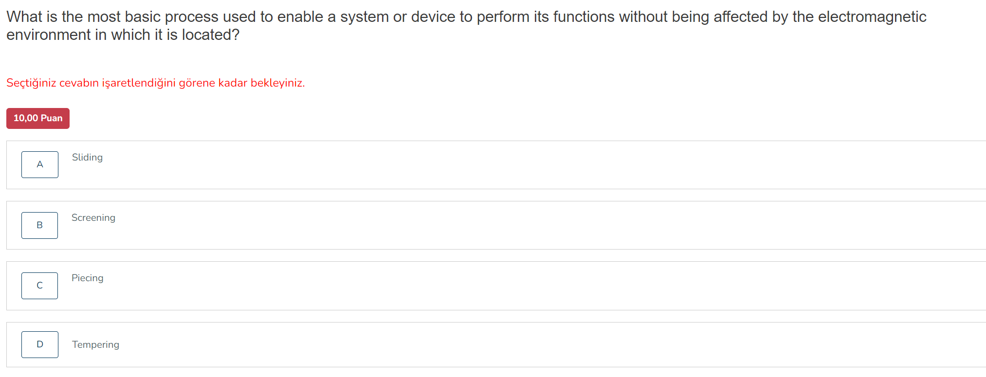 Solved What is the most basic process used to enable a | Chegg.com