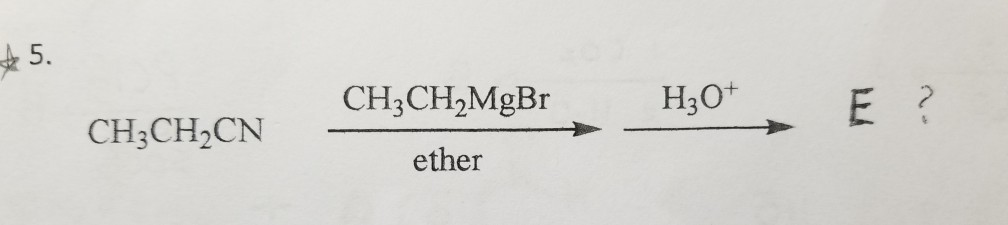 Solved "3 CH2 OCH₃ CH₃CH₂CH₂CH3 - h) Draw the structure of | Chegg.com