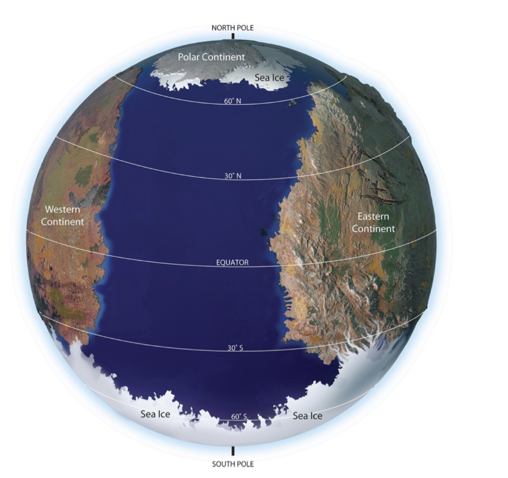 1.Compare this pretend ocean-world with the actual | Chegg.com
