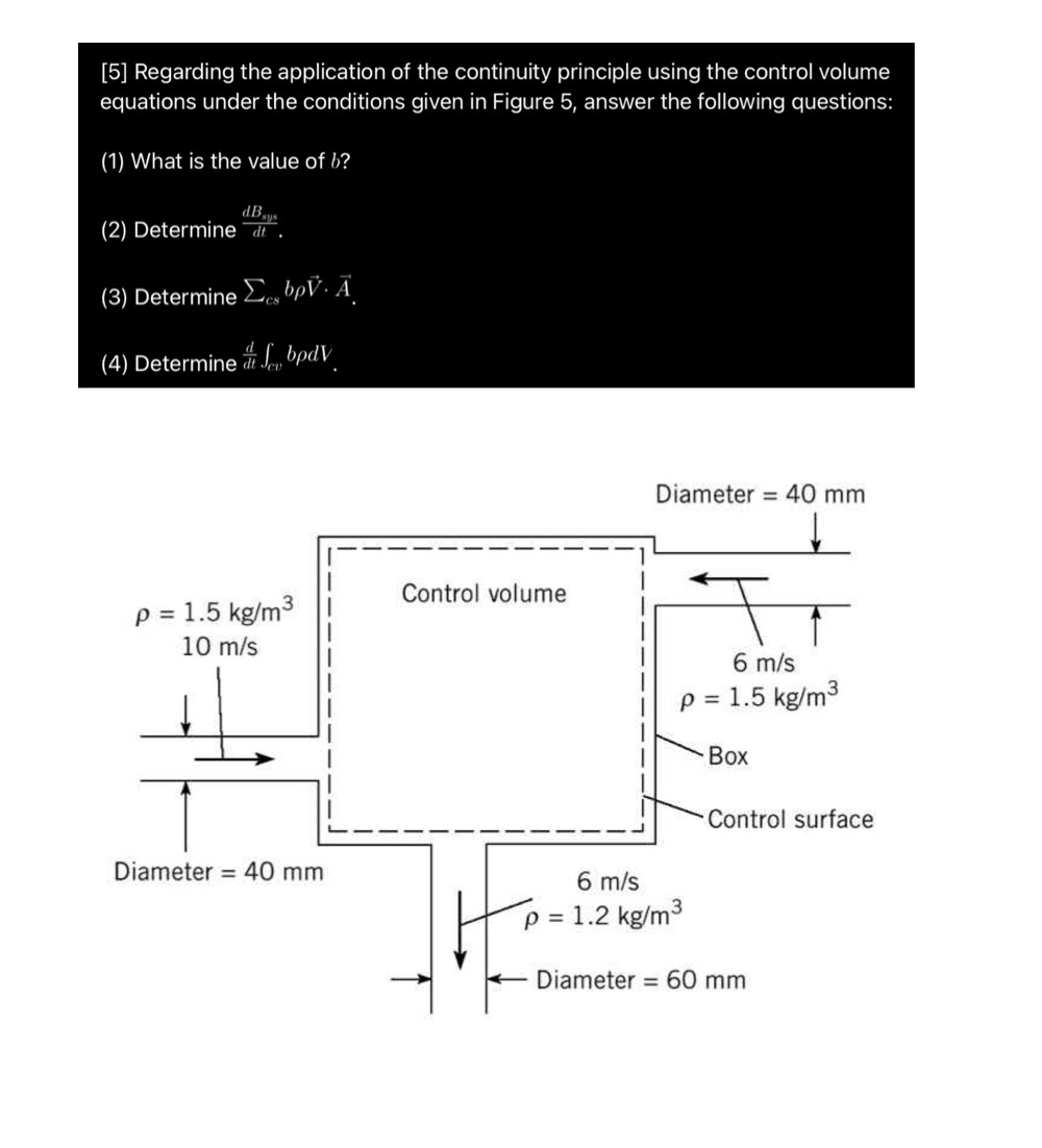 Solved [5] ﻿Regarding the application of ﻿the continuity | Chegg.com