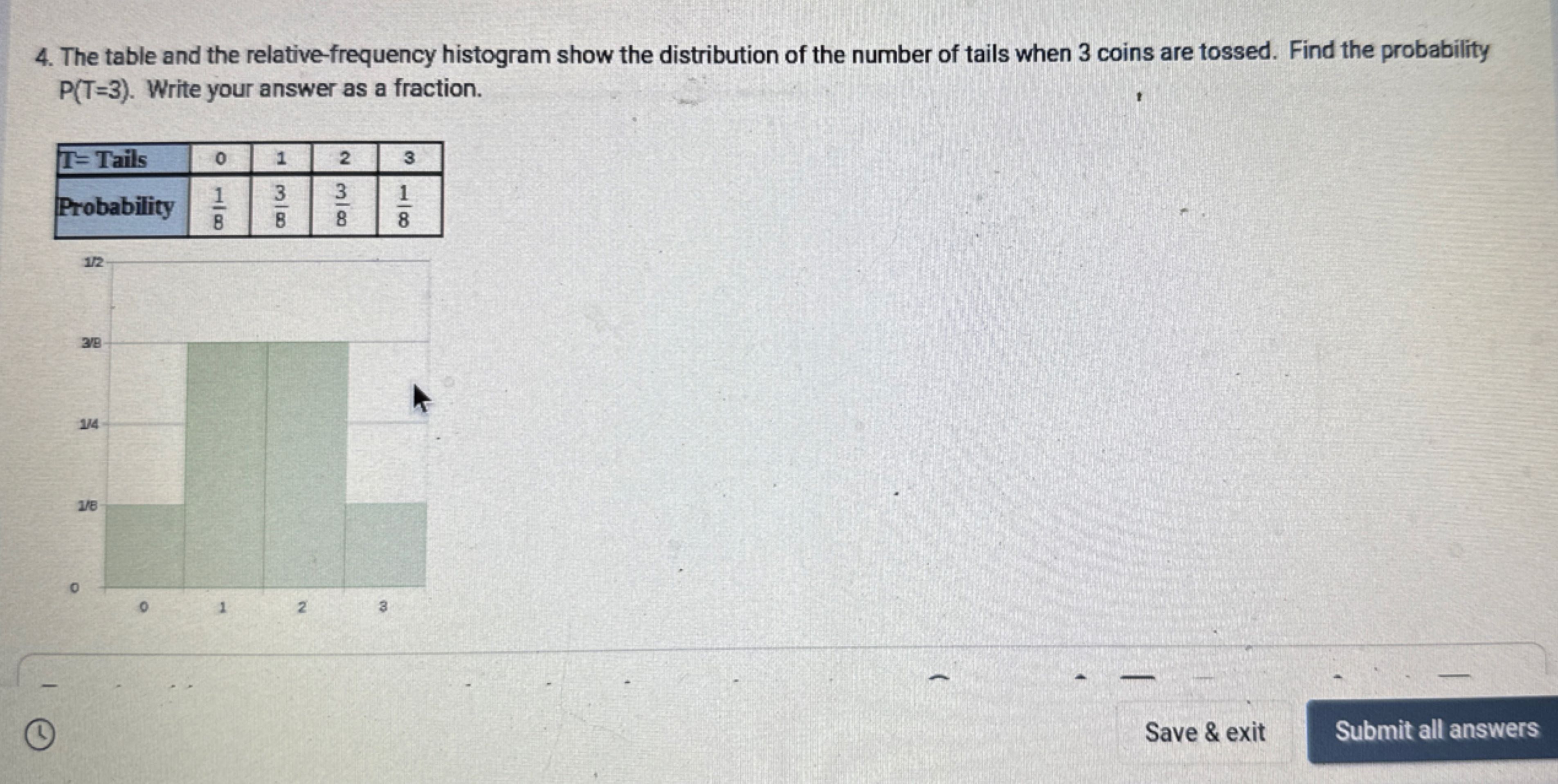 Solved The table and the relative-frequency histogram show | Chegg.com