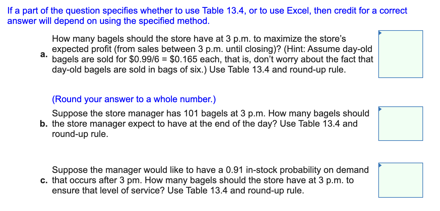 Solved CPG Bagels starts the day with a large production run | Chegg.com