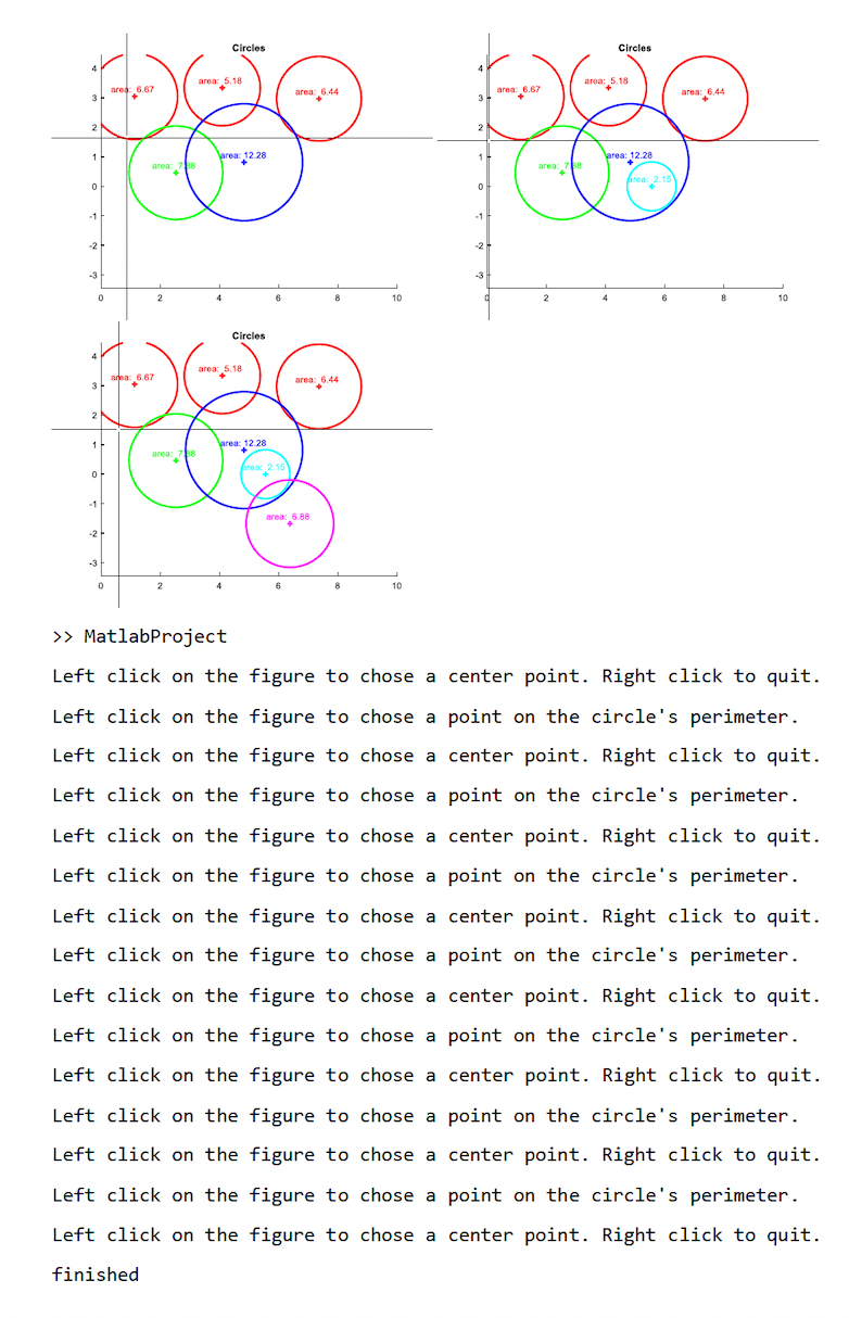 Solved Matlab Project Circles And Intersections Drawing