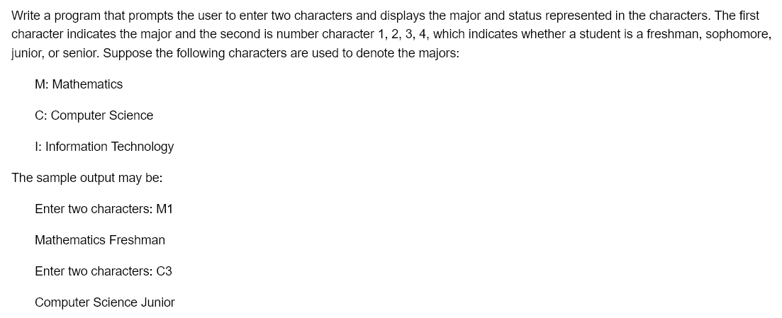 Solved Write a program that prompts the user to enter two | Chegg.com