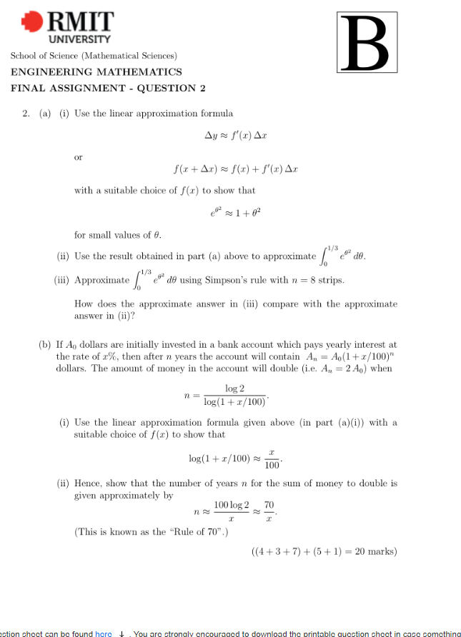 Math University Questions