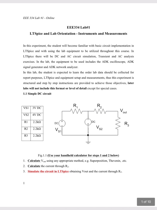 Solved In this experiment, the student will become familiar | Chegg.com