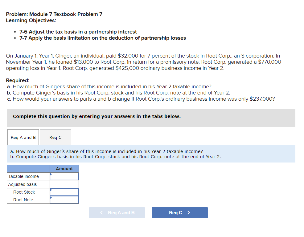 Problem: Module 7 Textbook Problem 7 Learning | Chegg.com