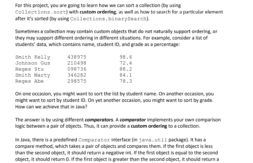 Solved // StudentData represent a student record // // | Chegg.com