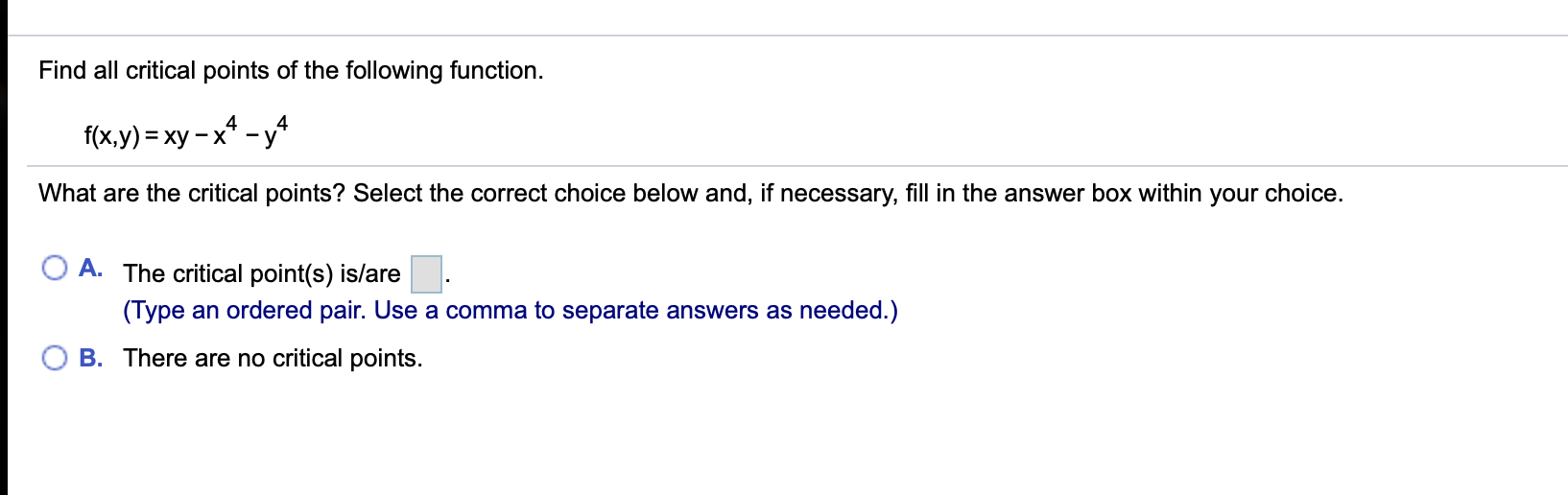 The function f(x,y) = € 5xy has an absolute maximum | Chegg.com
