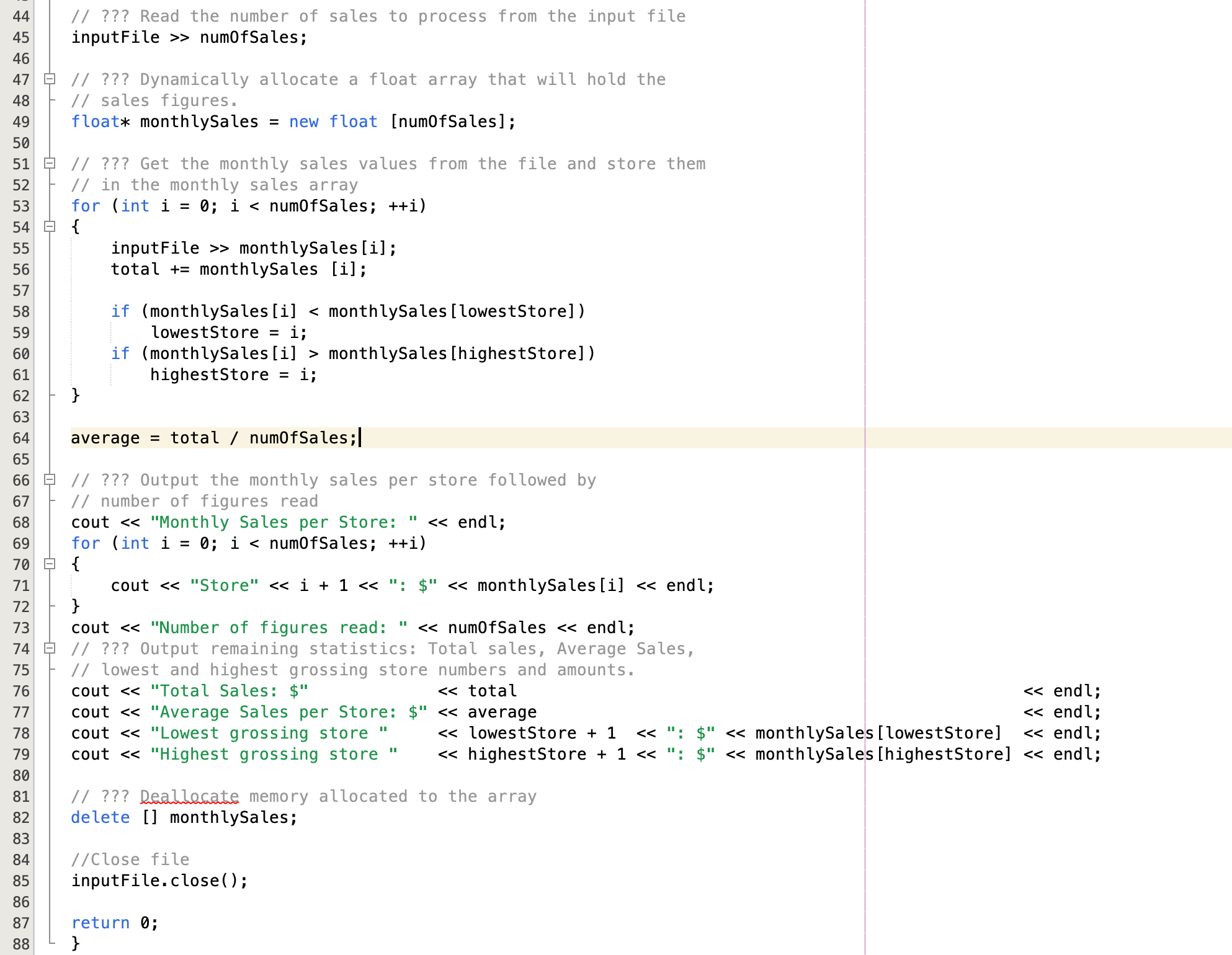 Solved Demonstrate returning a pointer value from a function | Chegg.com