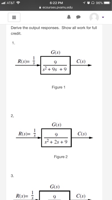 Solved 6:22 PM a ecourses.pvamu.edu nli AT&T? Derive the | Chegg.com