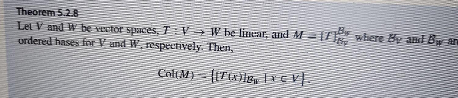 Solved Let V and W be vector spaces, T:V→W be linear, and | Chegg.com