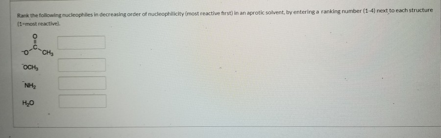 Solved Rank the following alkyl bromides in order of | Chegg.com