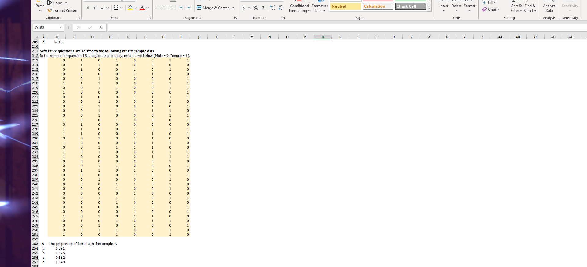 Solved Paste Lo Copy Format Painter C BIU Insert + E Merge & | Chegg.com