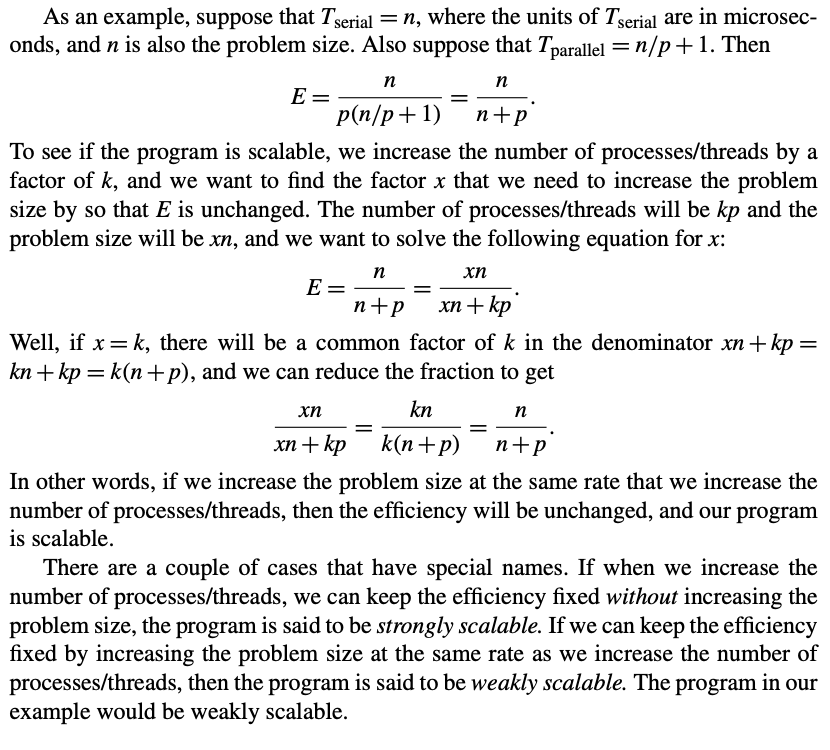 Solved Suppose Tserial = ﻿n and Tparallel = ﻿n/p + ﻿log2(p), | Chegg.com