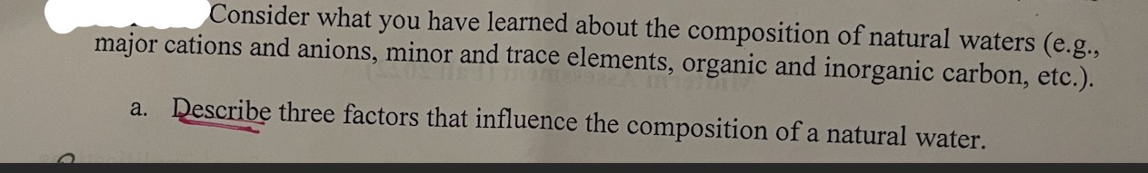 Solved Consider what you have learned about the composition | Chegg.com