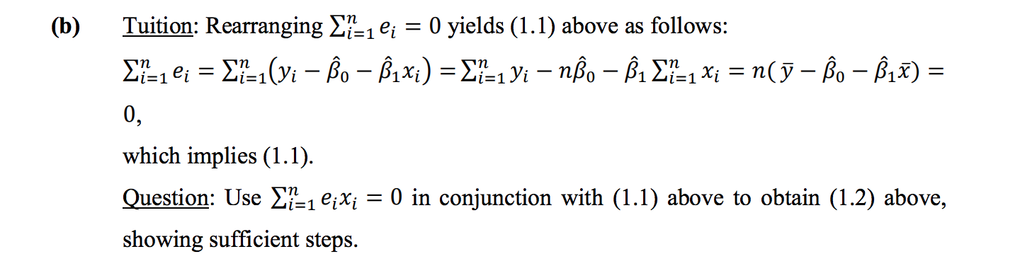Solved The simple linear regression model is Yi = Bo + B1Xi | Chegg.com