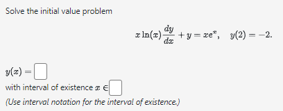 Solved Solve the initial value problem | Chegg.com