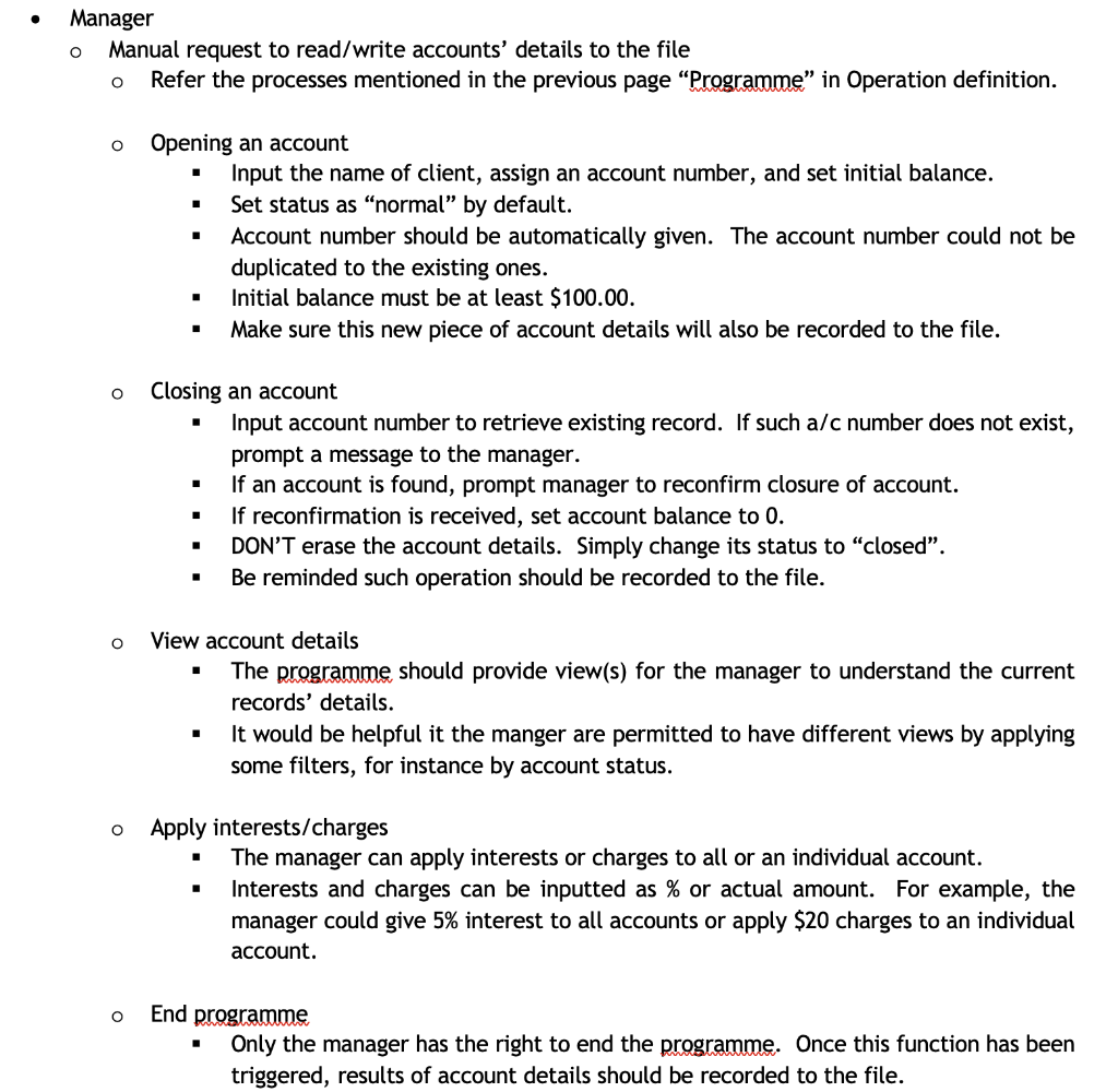 You are asked to write a simple accounting programme | Chegg.com