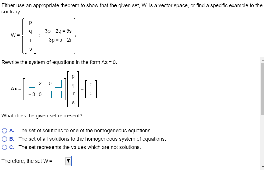 Solved Either use an appropriate theorem to show that the | Chegg.com