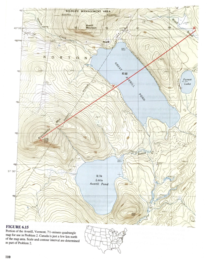 Solved CHAPTER 6. TOPOGRAPHIC MAPS AND DIGITAL ELEVATION | Chegg.com