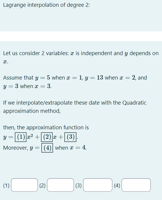 Solved Let us consider 2 ﻿variables: x ﻿is independent and y | Chegg.com
