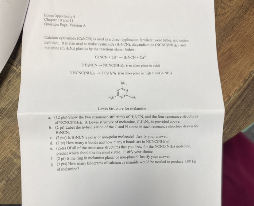 Solved Calcium cyanamide ( CaNCN) is used as a | Chegg.com