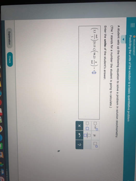Solved Predicting the units of the solution to a basic | Chegg.com
