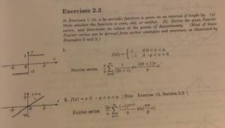 This is from an Advanced Differential Equation class. | Chegg.com