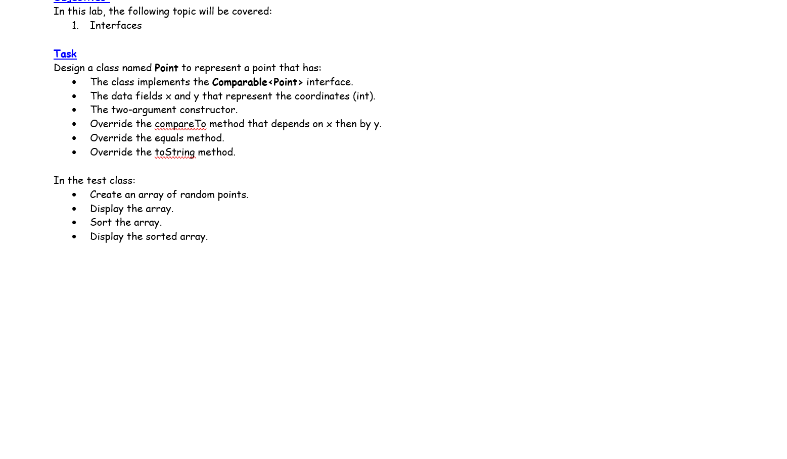 Solved In this lab, the following topic will be covered: 1. | Chegg.com