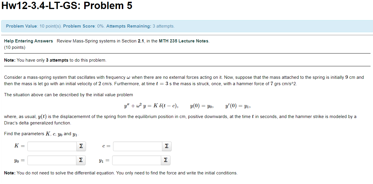 Solved Hw12-3.4-LT-GS: Problem 5 Problem Value: 10 point(s). | Chegg.com