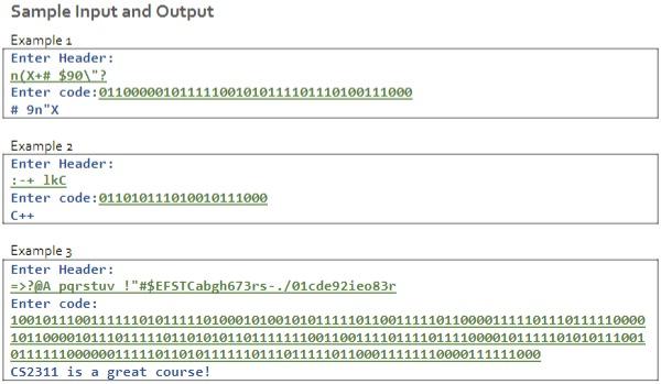 Message Encoding/Decoding Scheme (6Points) Write a | Chegg.com