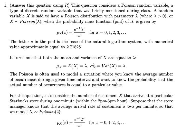 Solved iii. (This part does not require R.) What is the | Chegg.com